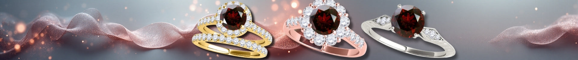 Red Diamond Rings – Mauli Jewels